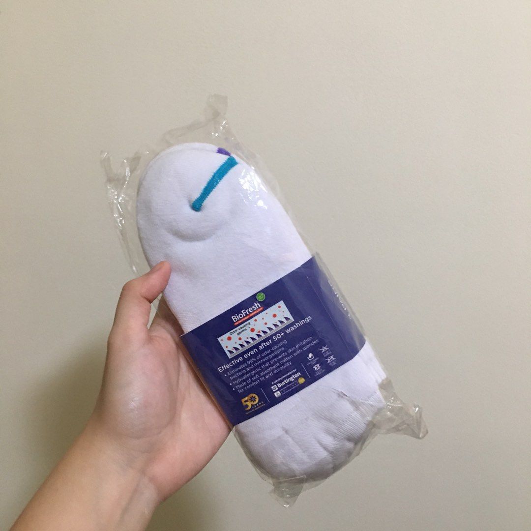 Biofresh 3 Pack White Socs, Women's Fashion, Watches & Accessories ...