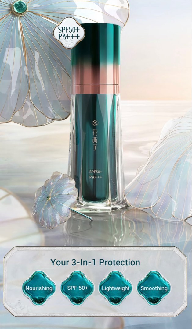 BN Florasis Sunscreen Primer SPF50, Beauty & Personal Care, Face ...