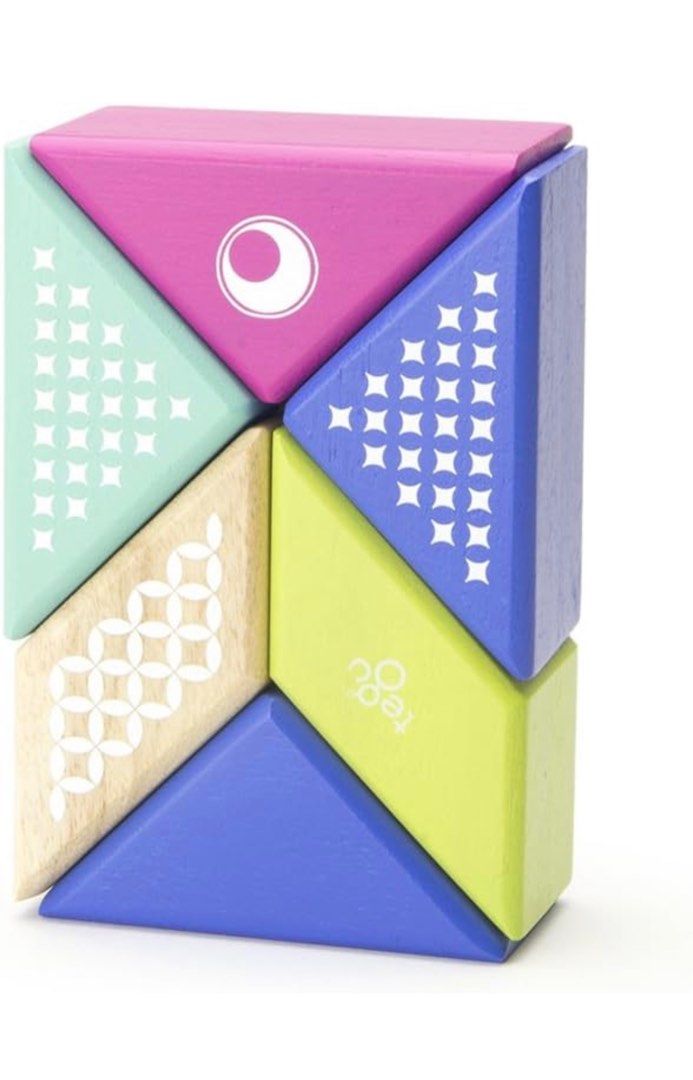 BNIB Tegu 6 Piece Tegu Hummingbird Travel Pal Magnetic wooden Block Set ...