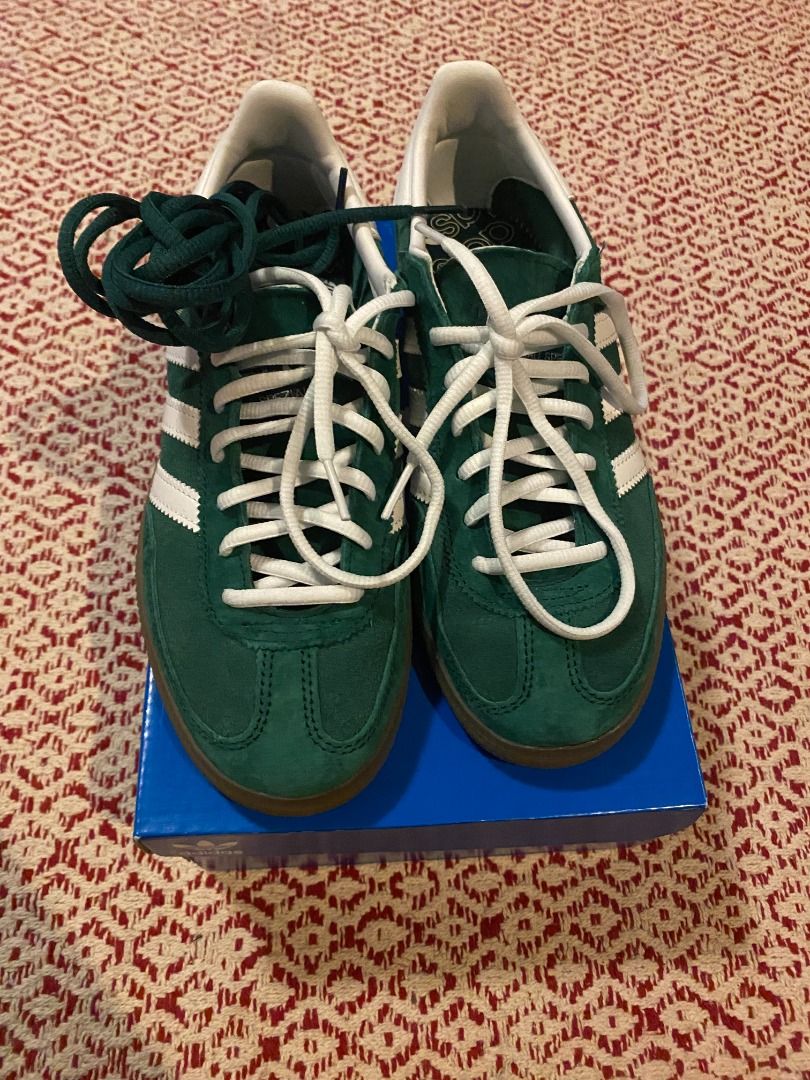 Brand New Green Adidas Handball Spezial, Women's Fashion, Footwear ...