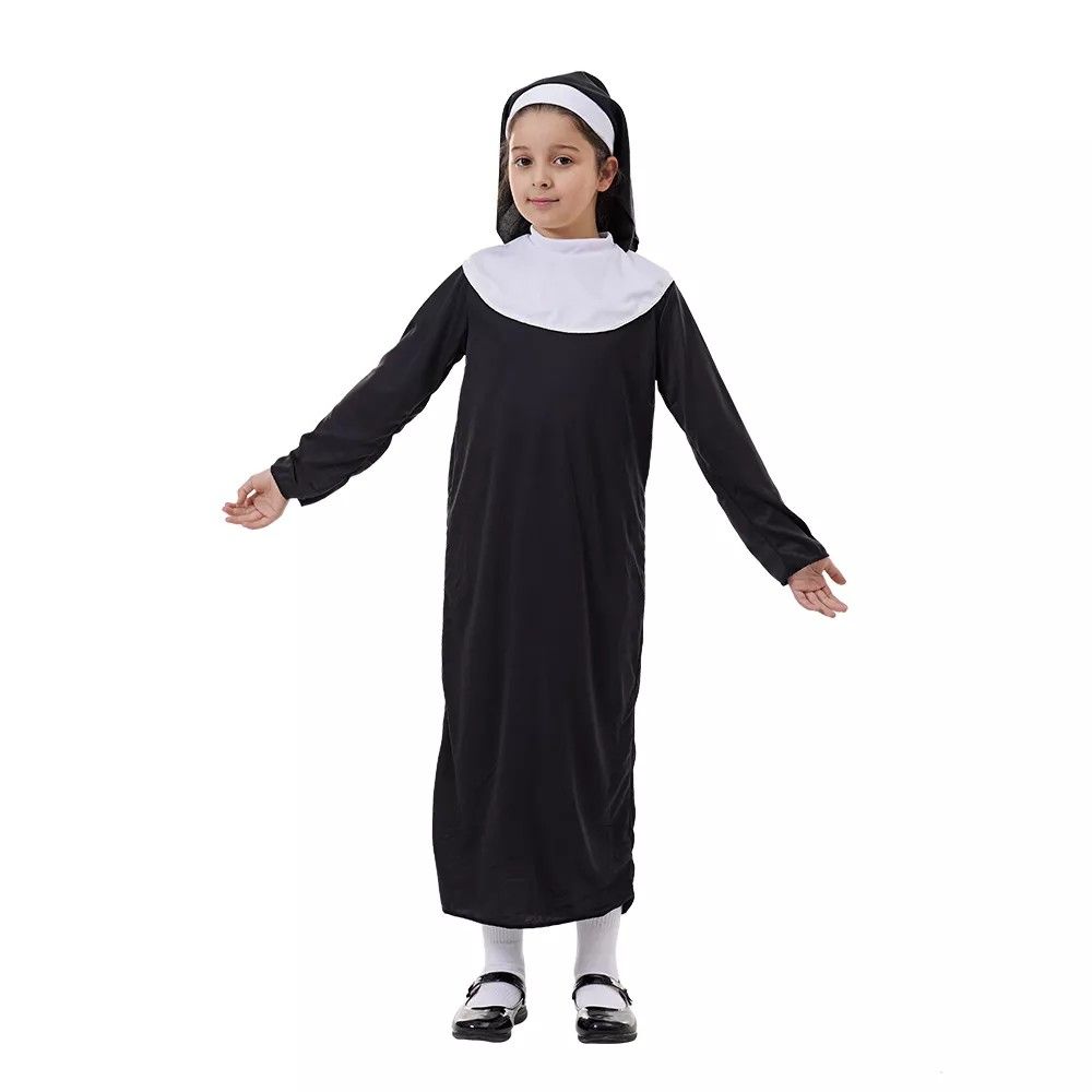 BRANDNEW GIRL NUN MADRE KID'S COSTUME, Babies & Kids, Babies & Kids ...