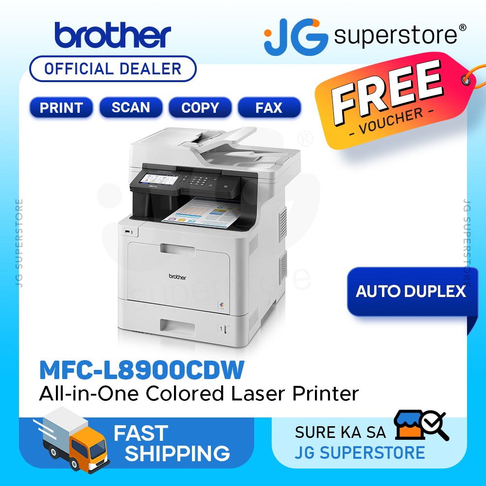Brother MFC-L8900CDW All-in-One Colored Laser Printer with Print, Scan ...