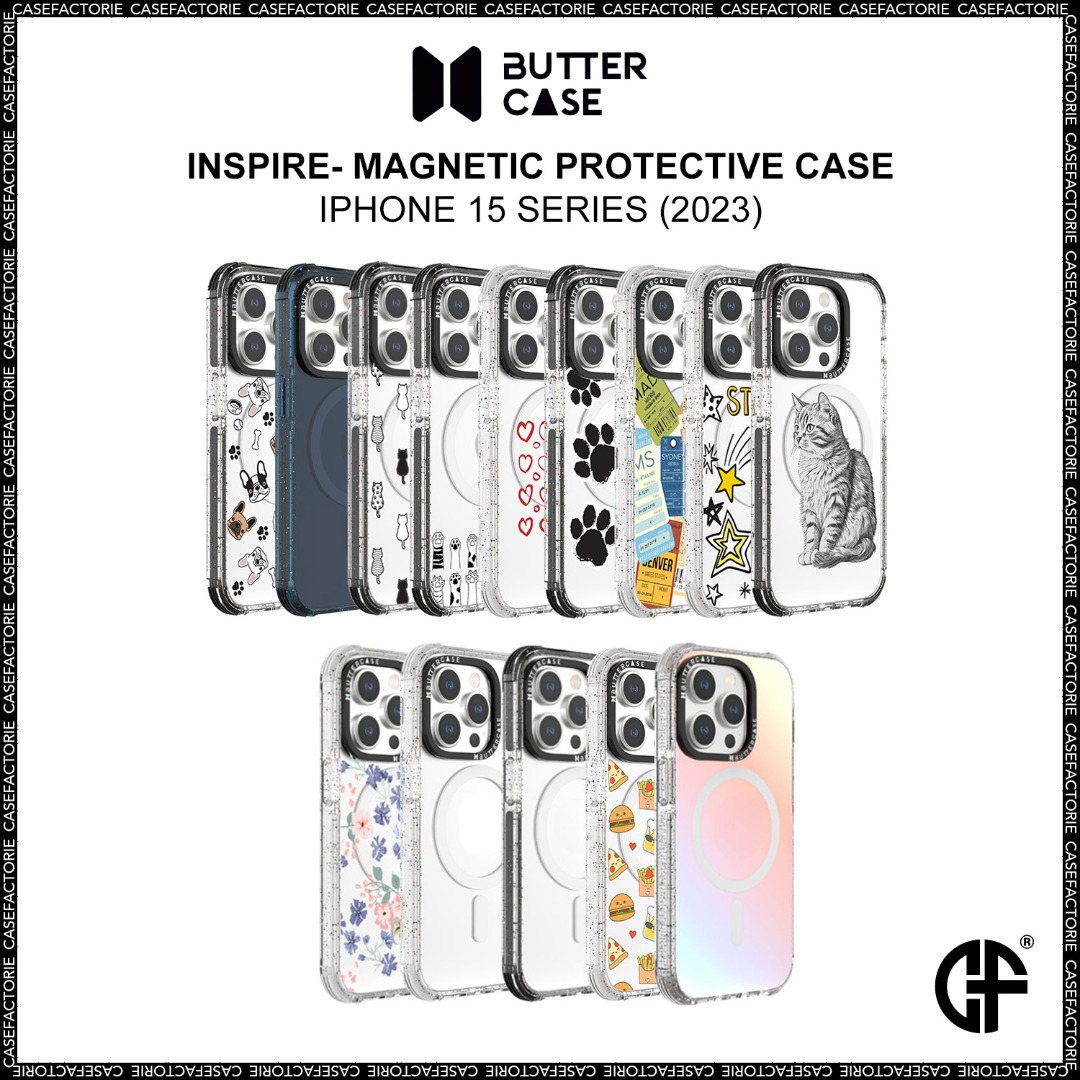 BUTTERCASE Inspire-MAG Series Protective Case for iPhone 15 Pro/15 Pro ...