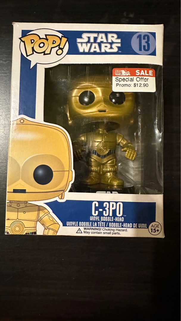C3P0 Funko Pop Star Wars 13, Hobbies & Toys, Toys & Games on Carousell