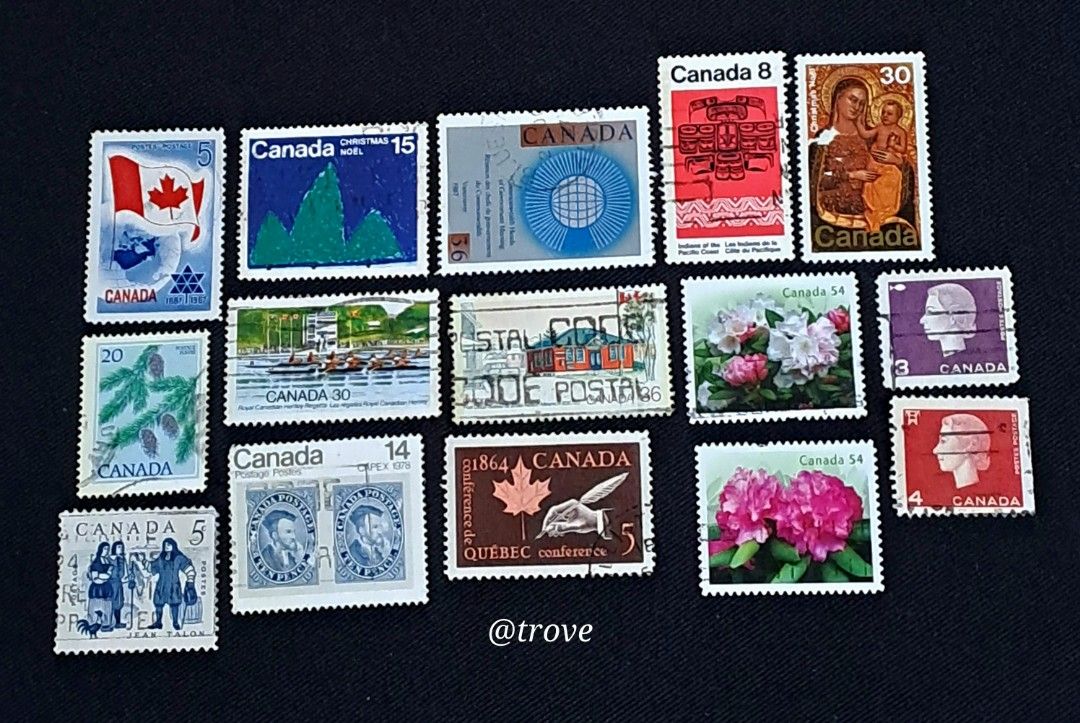 "CANADIAN POSTAGE STAMP COLLECTION: EXPLORE CANADA'S POSTAL HISTORY ...