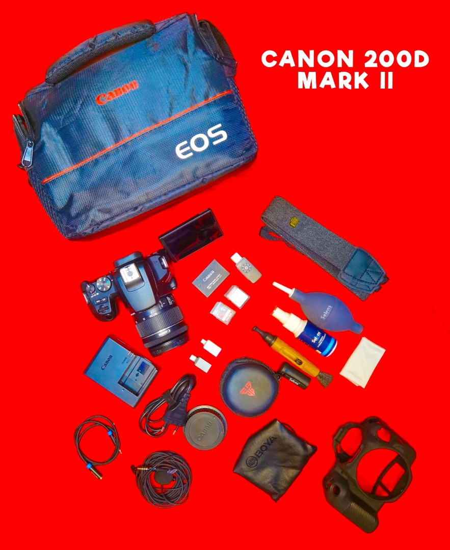 Canon 200D Mark II COMPLETE WITH KIT LENS, Photography, Cameras on ...