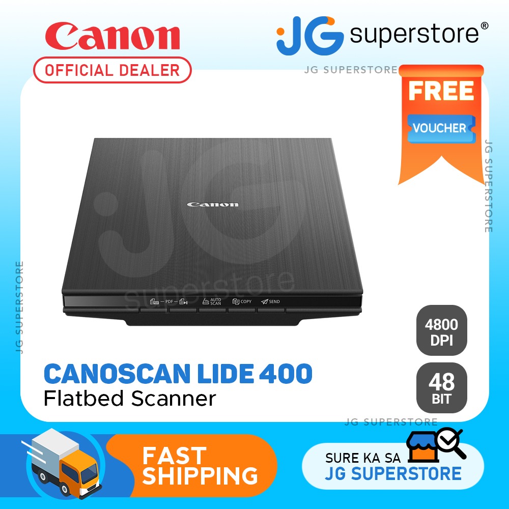 Canon CanoScan LiDE 400 USB-C Compact A4 Flatbed Scanner with Upright ...