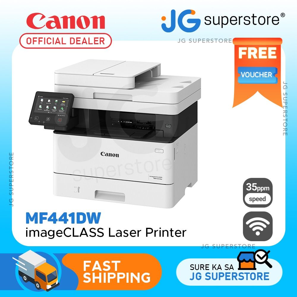Canon imageCLASS MF441DW Multi-Function Monochrome Laser Printer with ...