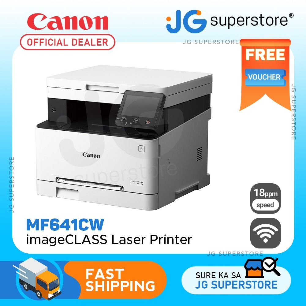 Canon imageCLASS MF641CW Color Laser Printer with Print, Copy, Scan and ...