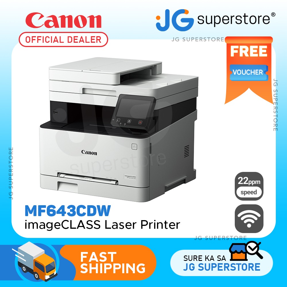 Canon imageCLASS MF643CDW Color Laser Printer with Print, Copy, Scan ...
