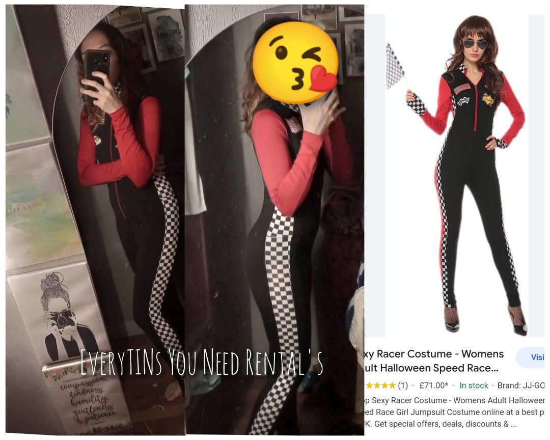 Car Racing costume, Women's Fashion, Activewear on Carousell