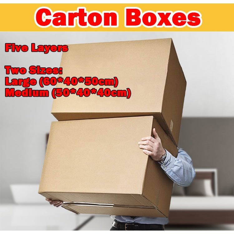 Carton boxes, Furniture & Home Living, Home Improvement & Organisation ...