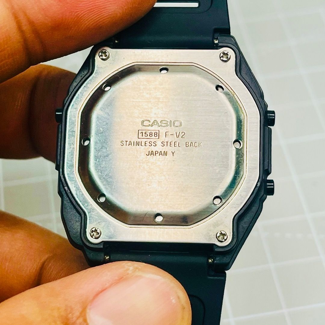 CASIO F-V2 EASY REC | ILLUMINATOR | 30 SEC RECORDING | VINTAGE & RARE, Men's Fashion, Watches ...
