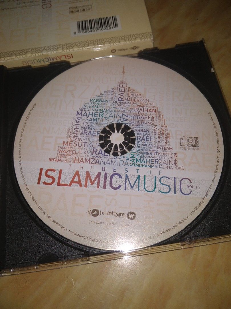 CD Islamic Music ORI dari InTeam Records, Hobbies & Toys, Music & Media ...