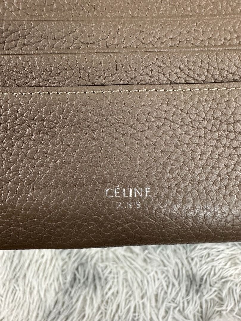 Celine Lamb Skin Bifold Long Wallet, Luxury, Bags & Wallets on Carousell