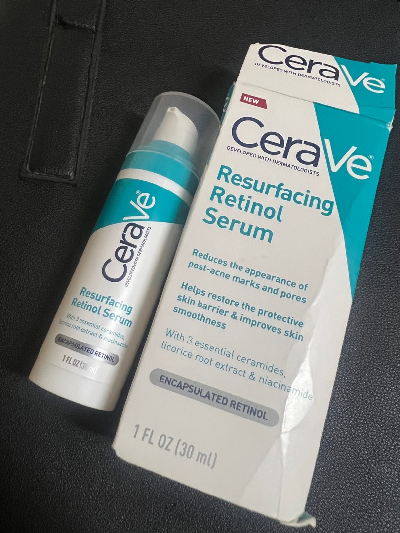 CeraVe Resurfacing Retinol Serum, Beauty & Personal Care, Face, Face ...