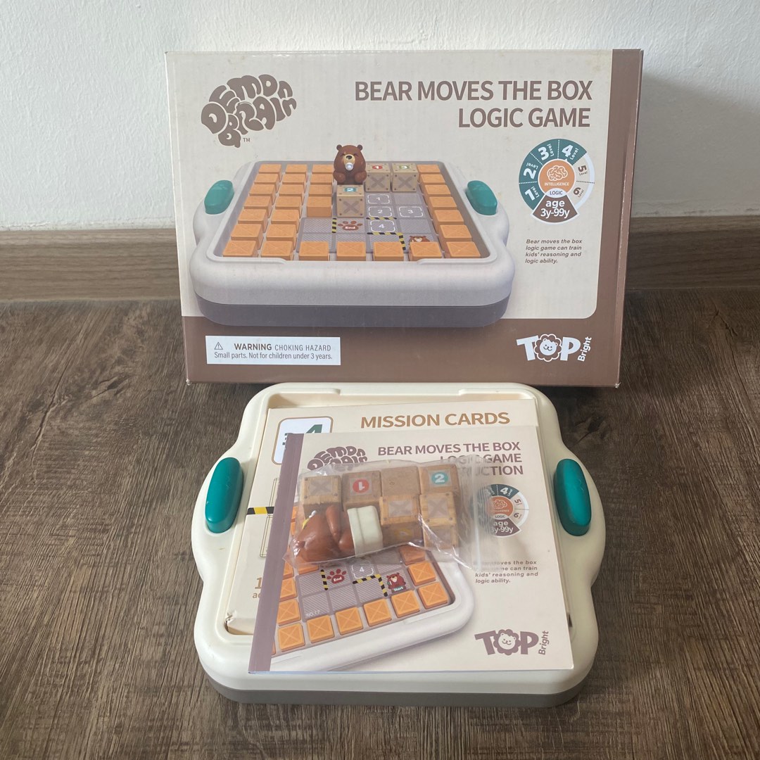 Children Logic Game Bear moved the box kids, Hobbies & Toys, Toys & Games on Carousell
