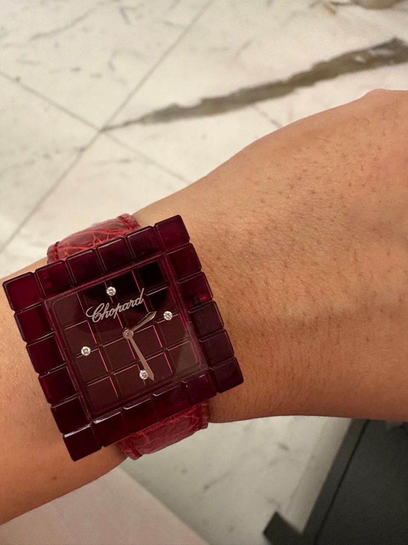 CHOPARD ICE CUBE watch, Women's Fashion, Watches & Accessories, Watches ...