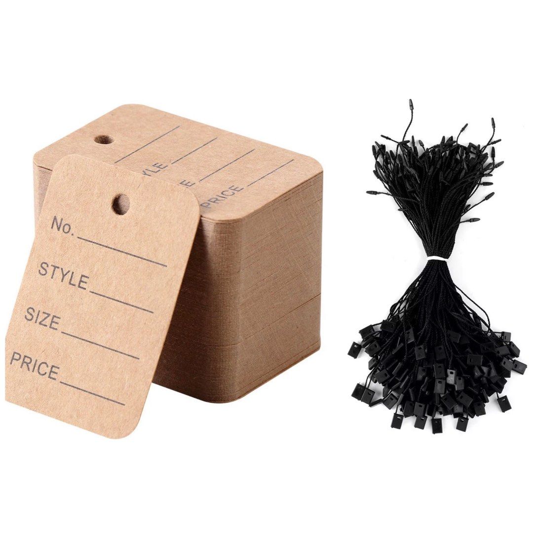 Clothing Garment Price Tag Lock Tag String, Women's Fashion, Jewelry ...