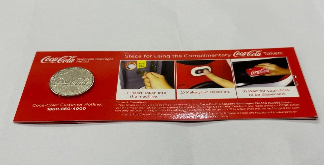 CocaCola Collectible Token Coins, Hobbies & Toys, Memorabilia ...