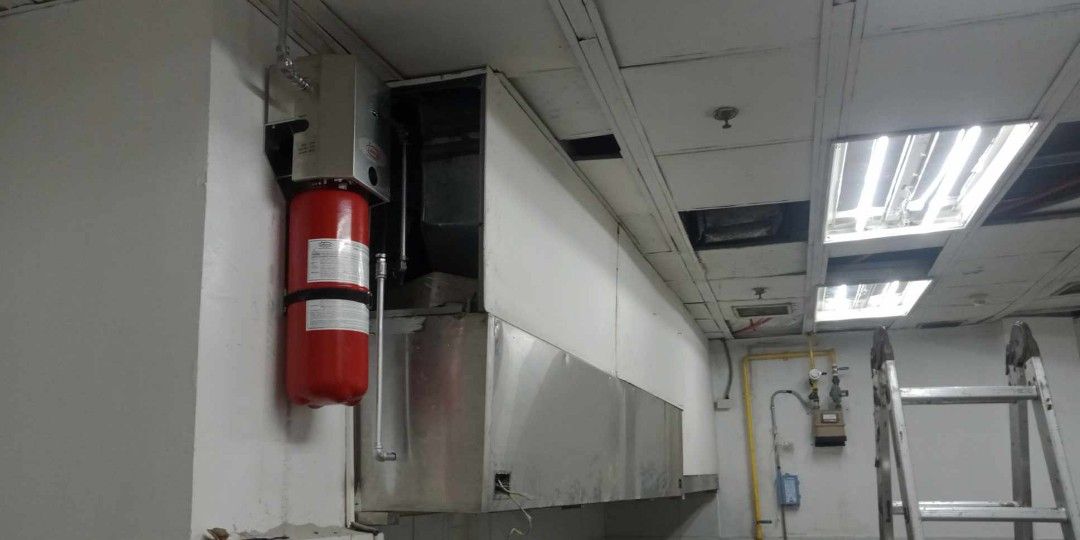 Commercial Kitchen Fire Suppression System 9 Liters Lehavot Brand ...