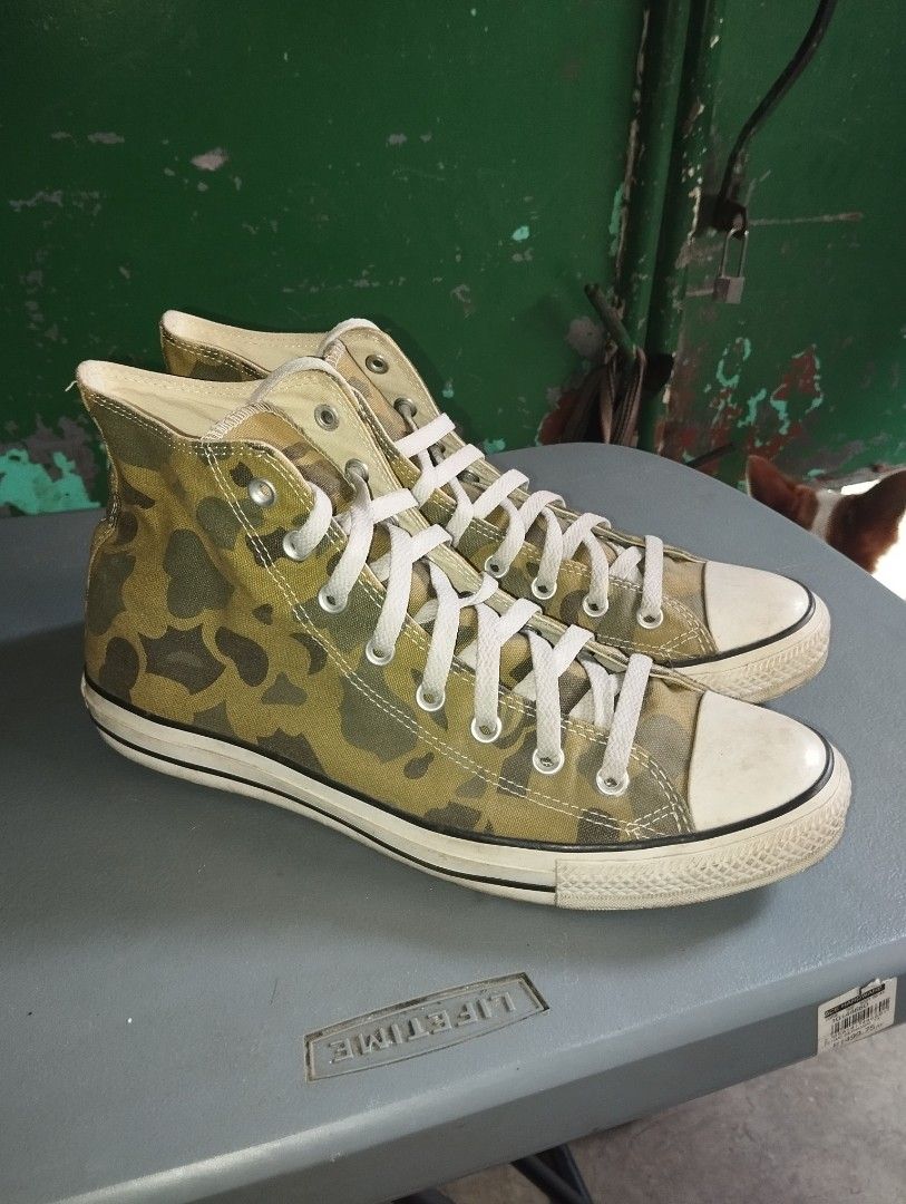 Converse Chuck Taylor Camou, Men's Fashion, Footwear, Sneakers on Carousell