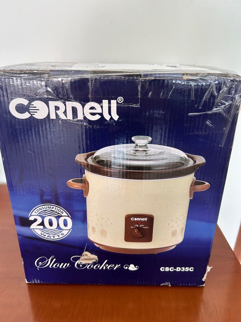 Cornell Slow Cooker 3L CSC-D35C, TV & Home Appliances, Kitchen ...