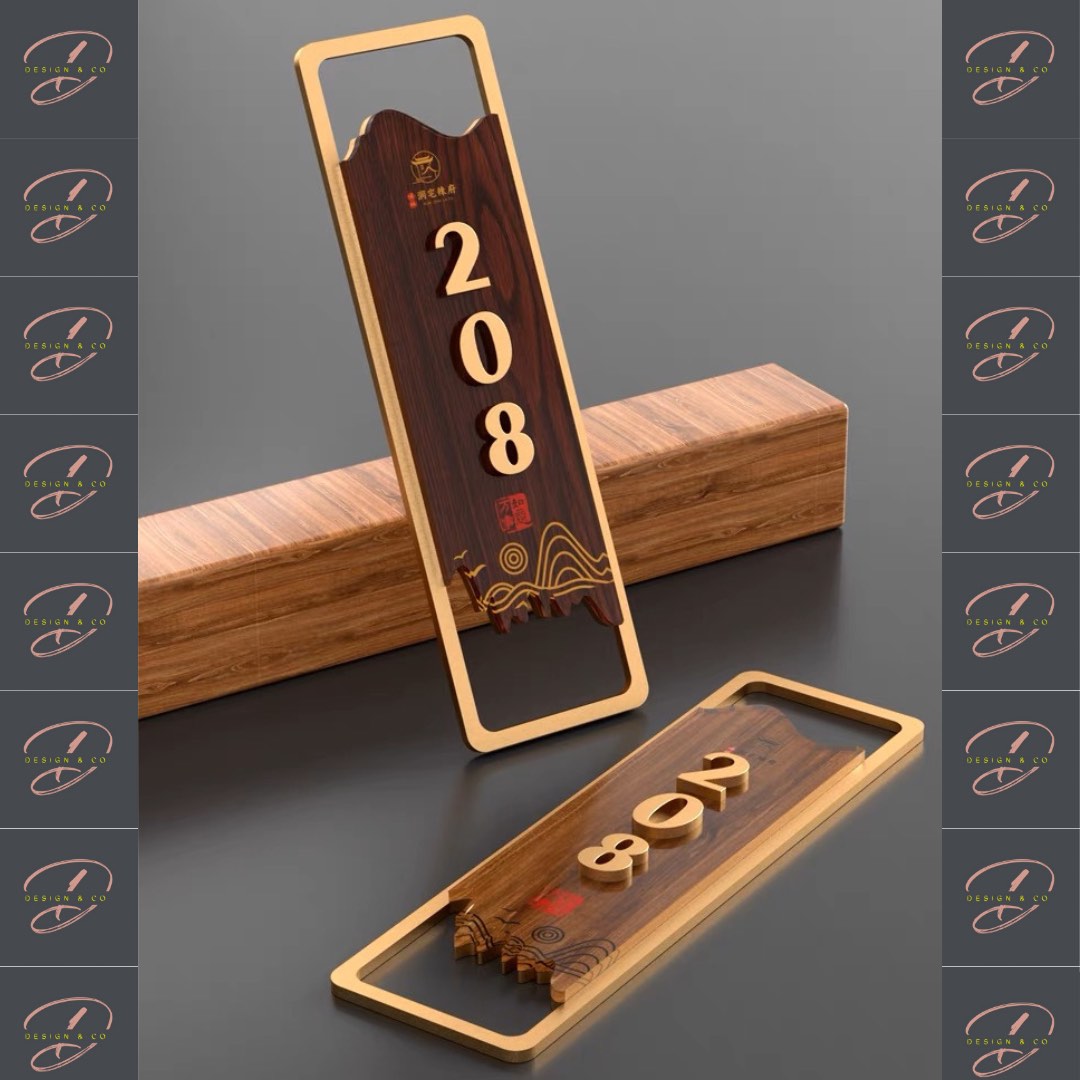 Custom Door Signs/ Unit Number plates / Company name Signs /HDB door ...