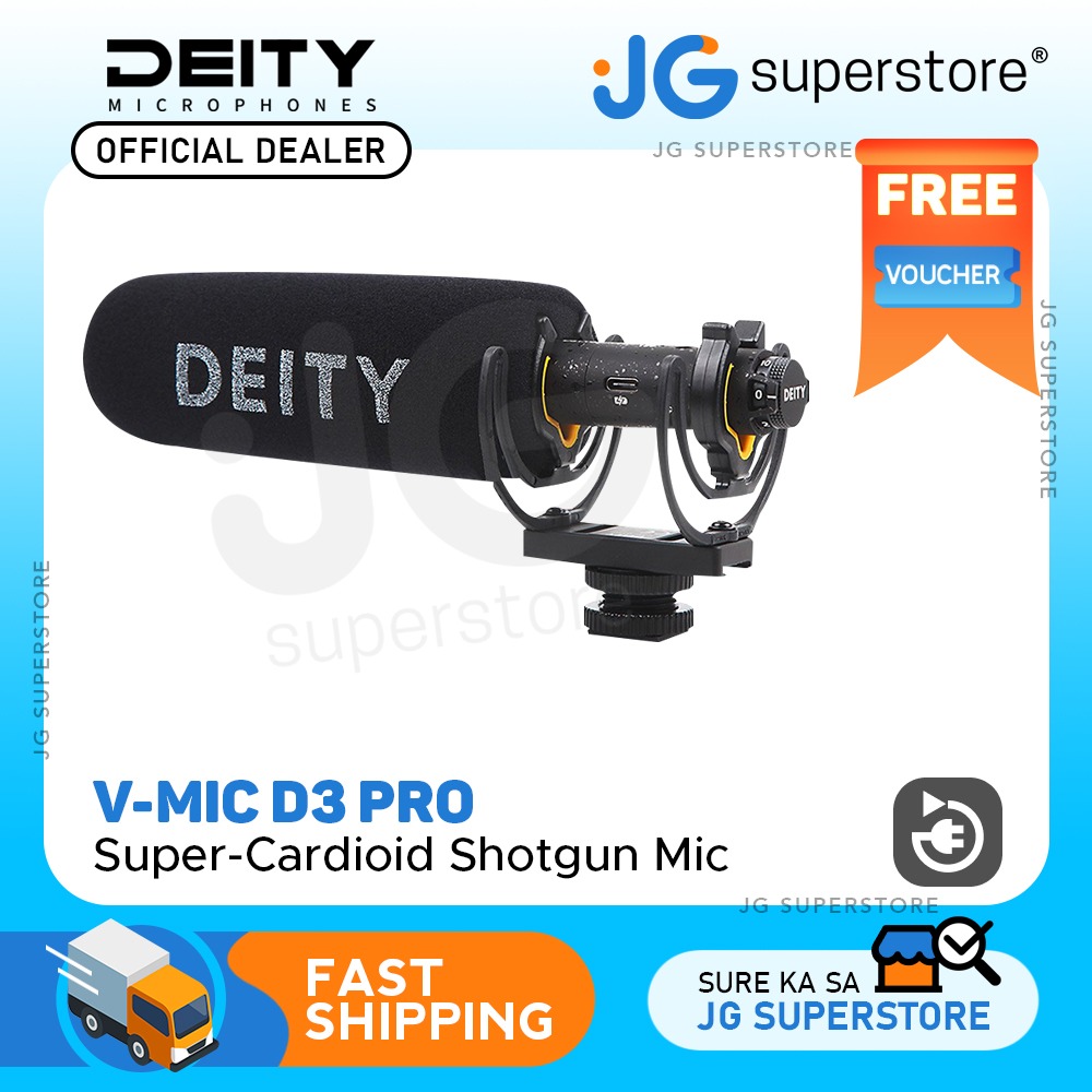 Deity V-Mic D3 Pro Universal Super-Cardioid Condenser Camera-Mount ...