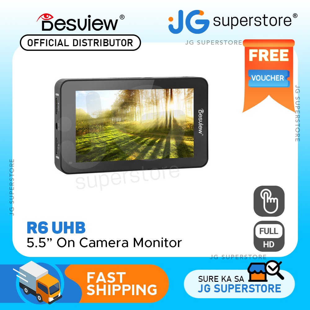 Desview / Bestview R6 5.5 Inch Touchscreen Camera Field Monitor with UHB 2800nits, 4K HDMI 1920 ...