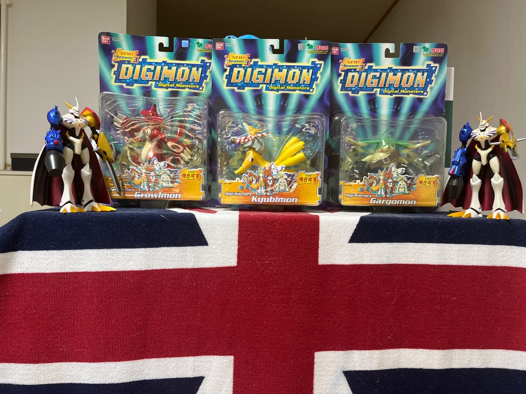 Digimon digi-warrior tamers figures, Hobbies & Toys, Toys & Games on ...