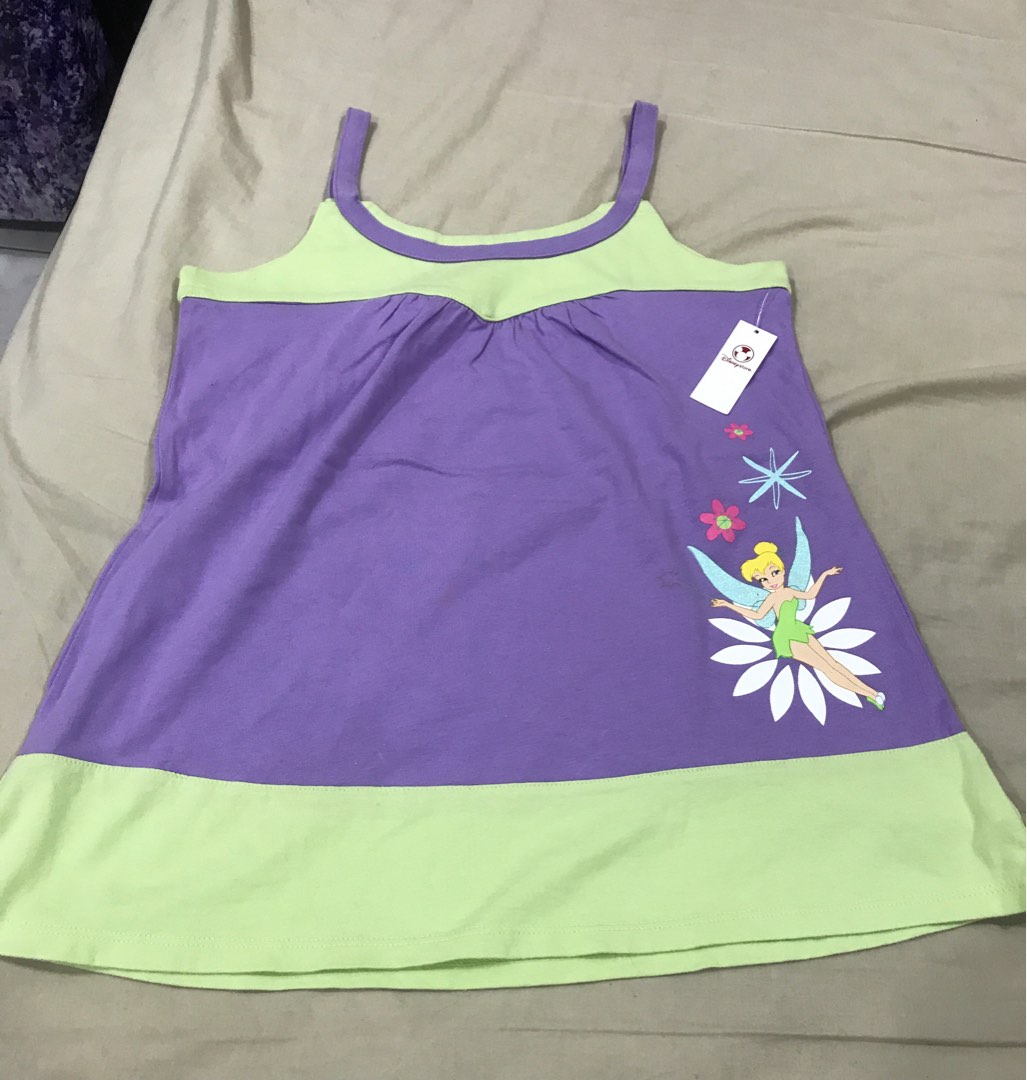 Disney Tinkerbell Top, Babies & Kids, Babies & Kids Fashion on Carousell