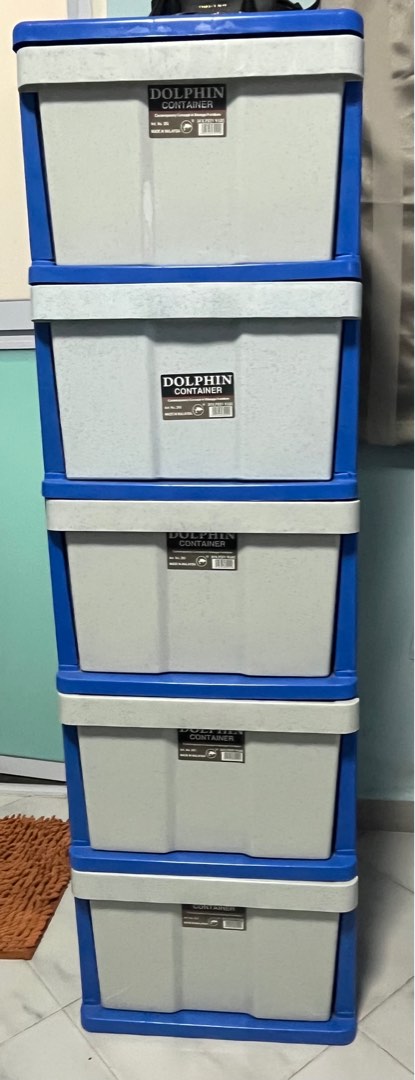Dolphin 5 tier container, Everything Else on Carousell