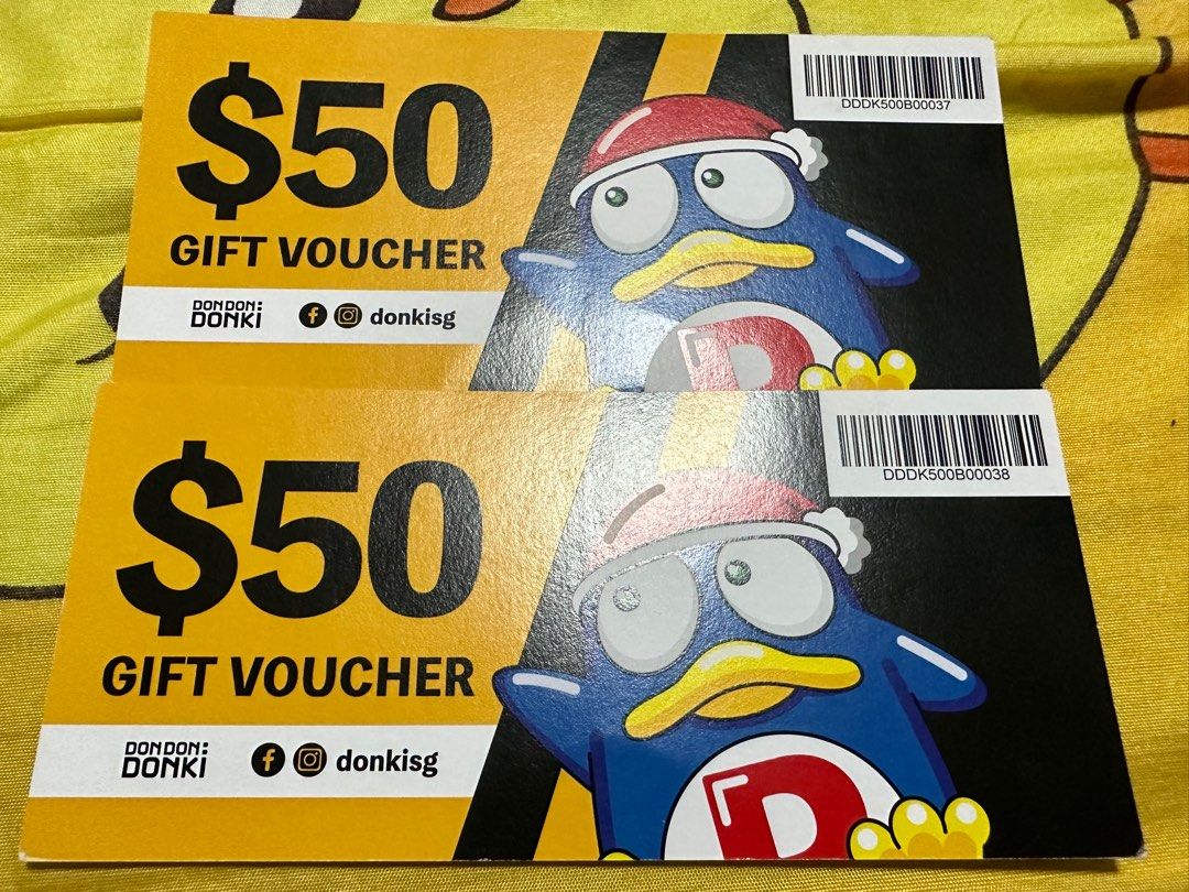 Don don doki voucher, Tickets & Vouchers, Vouchers on Carousell