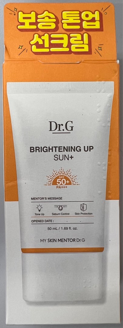 韓國Dr.G 防曬(提亮) SPF50+ PA+++ 50ml, 美容＆化妝品, 健康及美容 - 皮膚護理, 面部 - 面部護理 ...