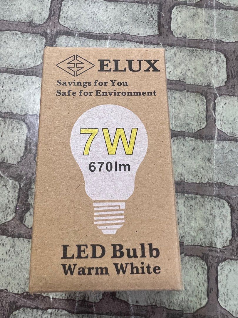 ELLUX LED BULB, Furniture & Home Living, Lighting & Fans, Lighting on ...