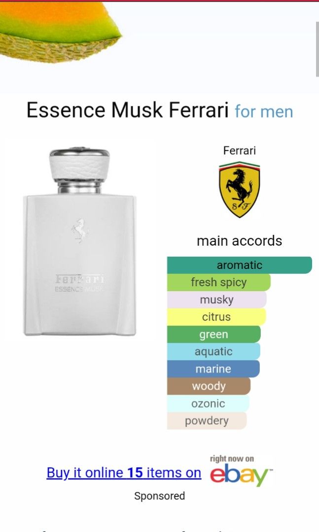 Essence Musk 100ml by FERRARI Original Tester Eropa (NEW FULL BOX ...