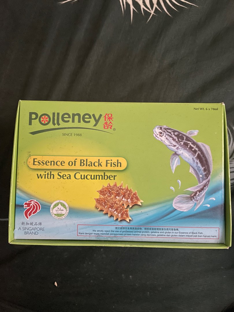 Essence of Black Fish with Sea Cucumber, Health & Nutrition, Health ...
