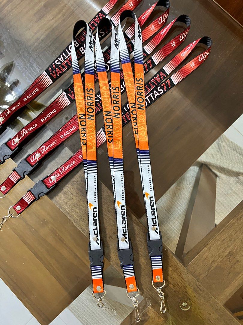 F1 Formula 1 one driver lanyards, Hobbies & Toys, Memorabilia ...