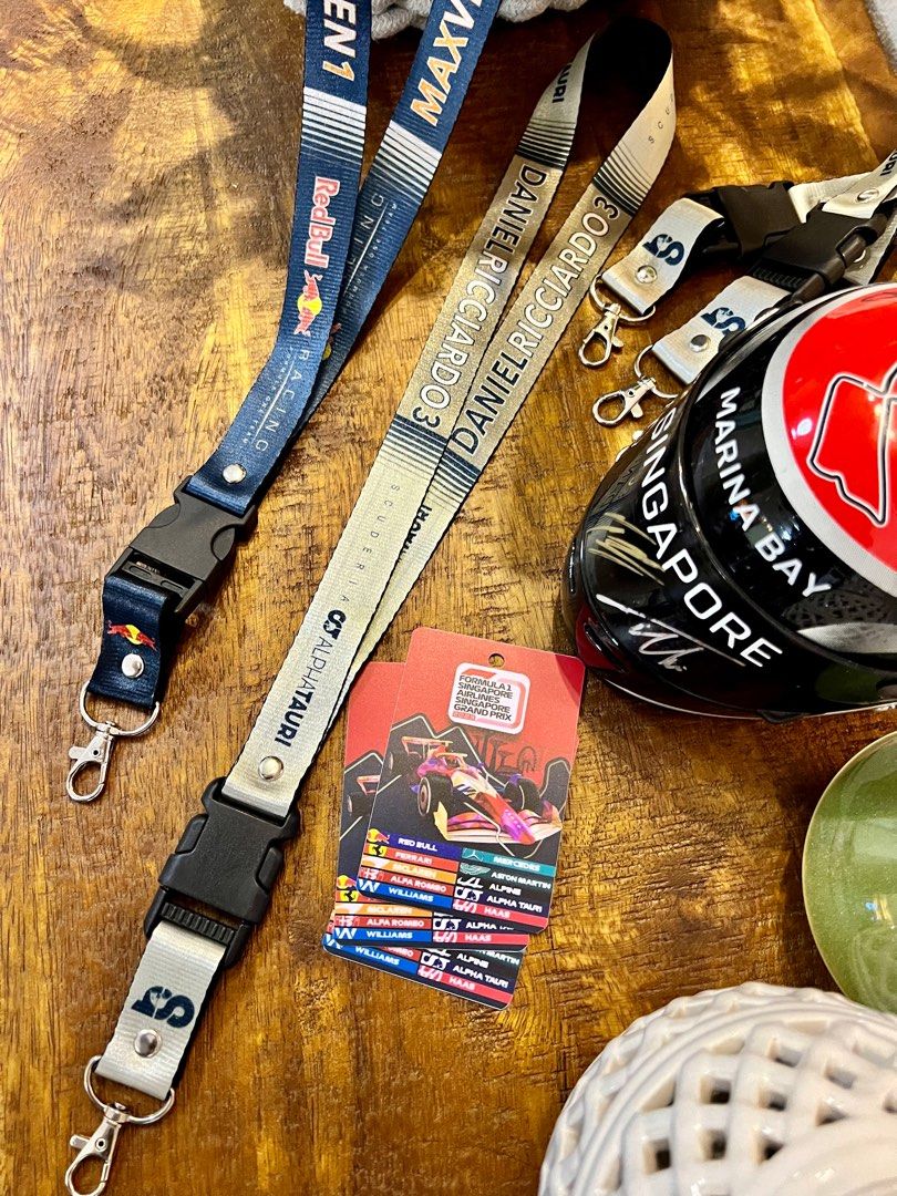 F1 Formula 1 one driver lanyards, Hobbies & Toys, Memorabilia ...