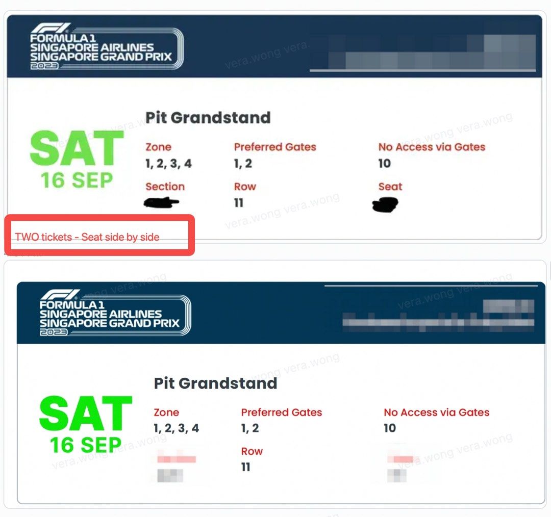 F1 2023 Tickets