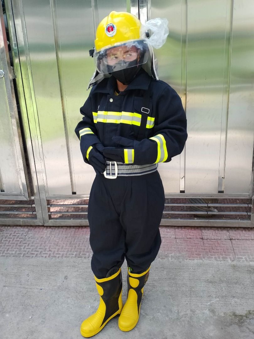 FIREMAN SUIT SET, Men's Fashion, Coats, Jackets and Outerwear on Carousell