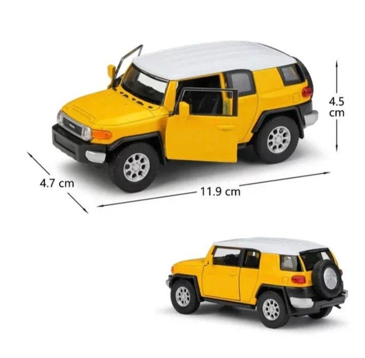 FJ Cruiser Pull Back Die Cast Scale 1:36, Hobbies & Toys, Toys & Games ...