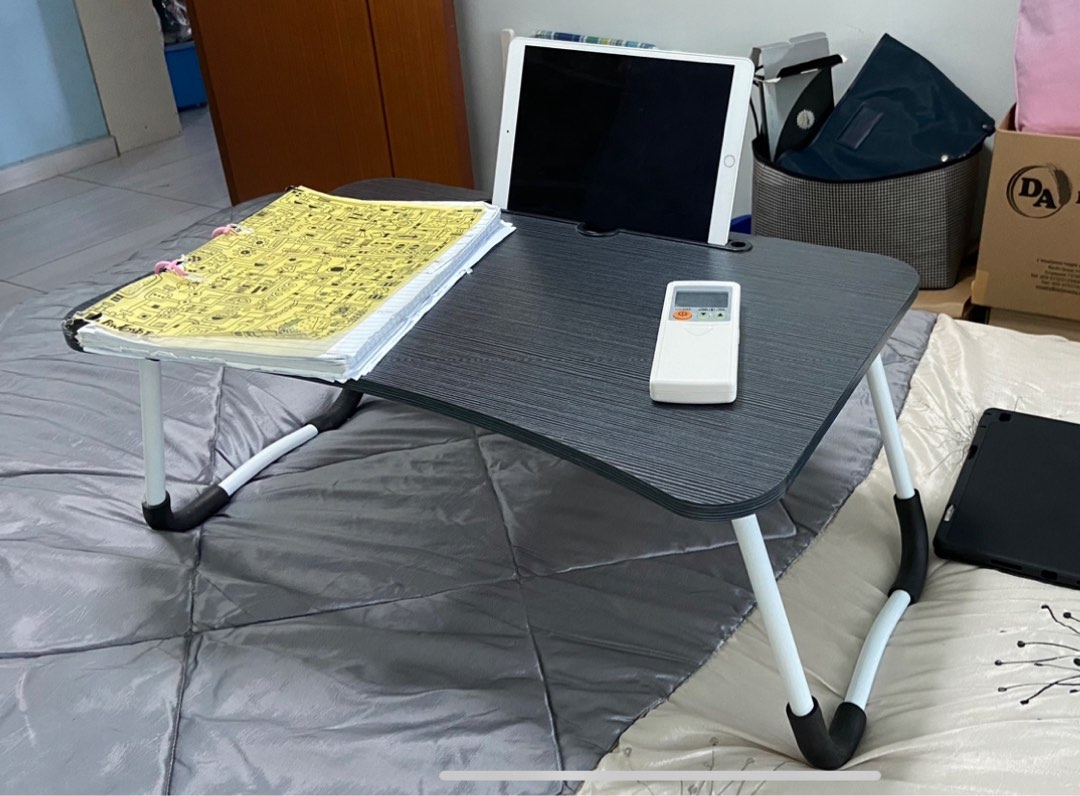 Foldable Bed Table for Snacks Laptop Tablet IPad ( See Description ...