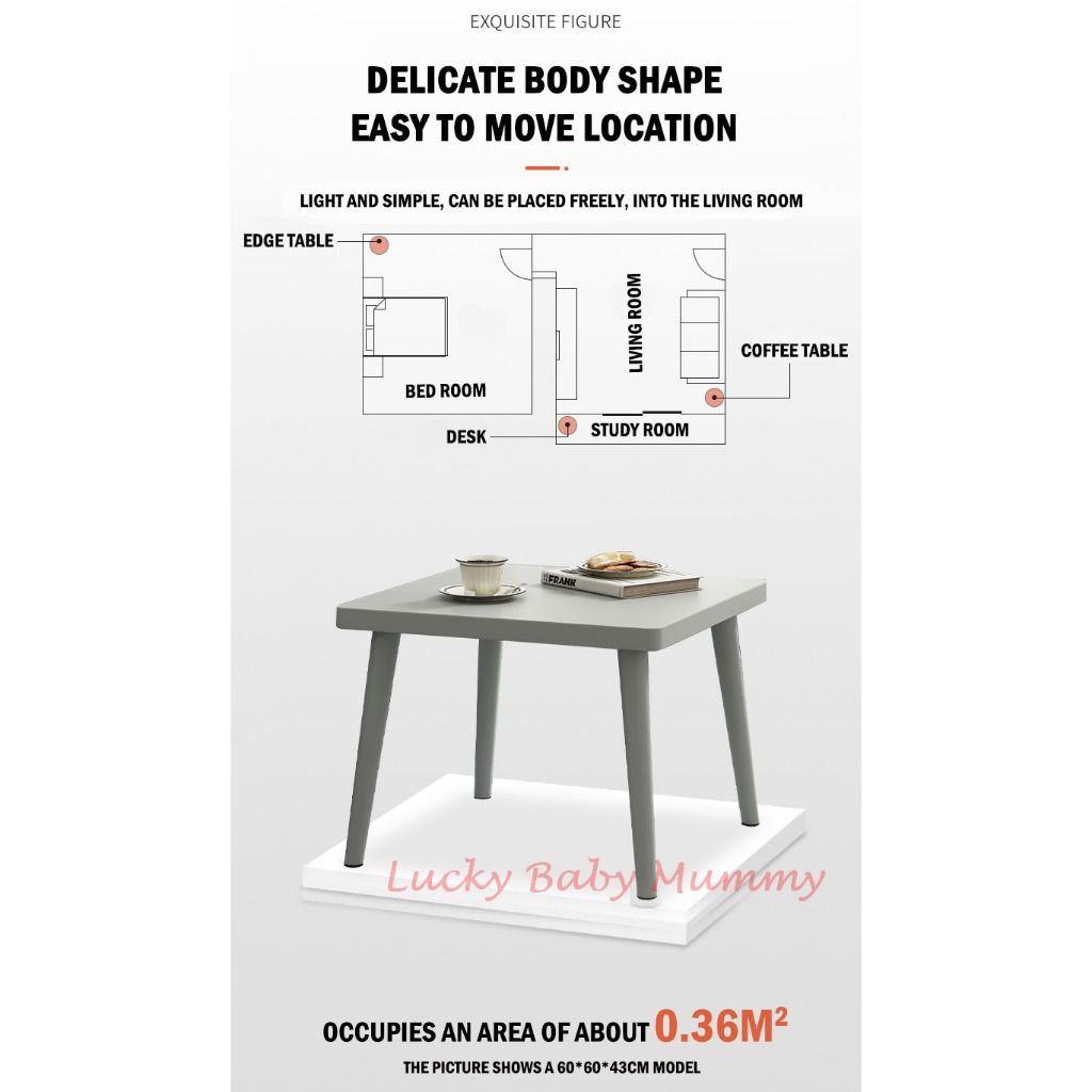 [FREE DELIVERY] Simple Modern Coffee Table/ Small Apartment Living Area ...