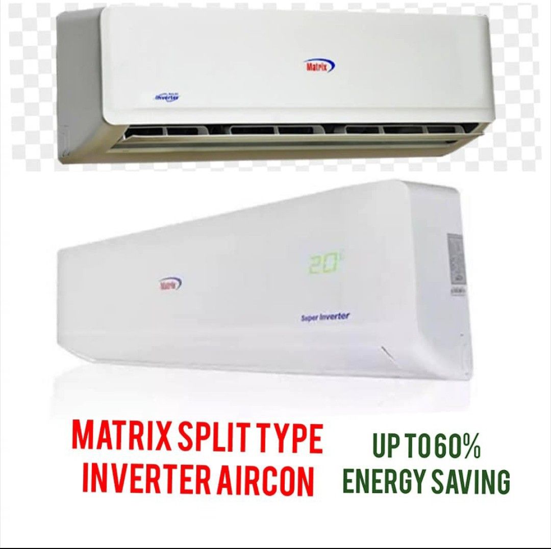 Free Installation Matrix Split Type Inverter Aircon, TV & Home ...