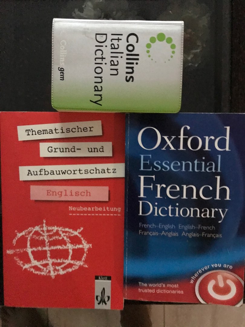 French, German and Italian Dictionary, Hobbies & Toys, Books ...
