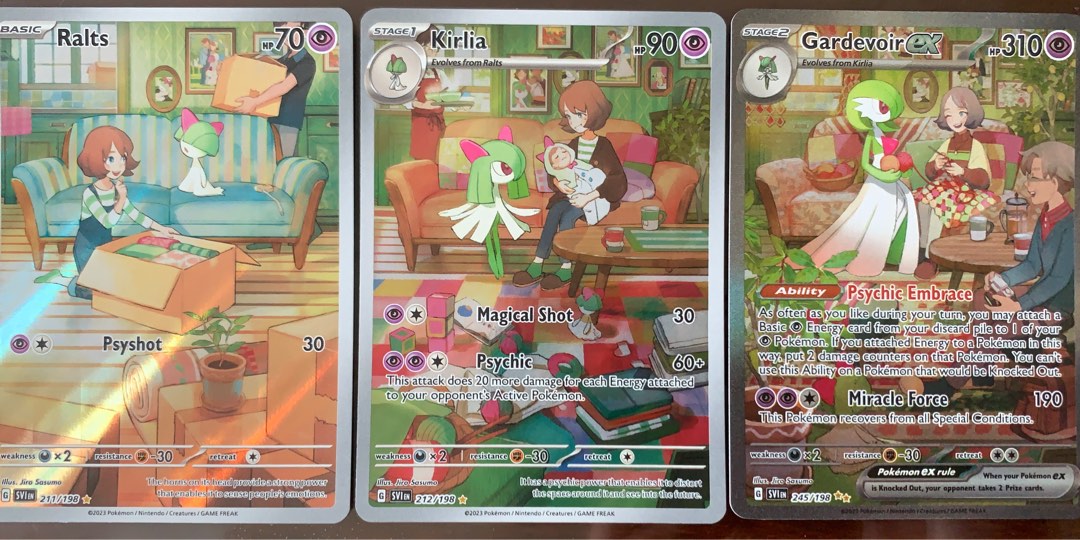 [Full Set] Gardevoir / Kirlia / Ralts SIR & IR | Pokemon TCG SV01 ...