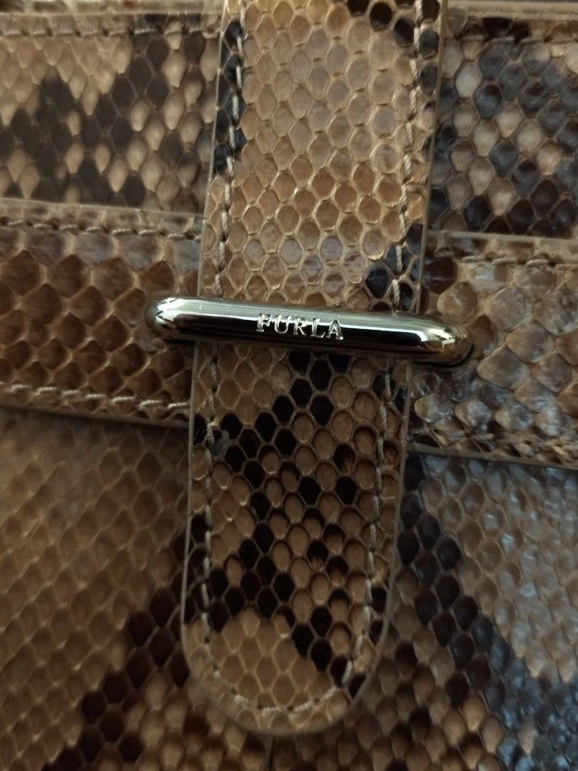 Furla Real Python Limited Edition, Luxury, Bags & Wallets on Carousell