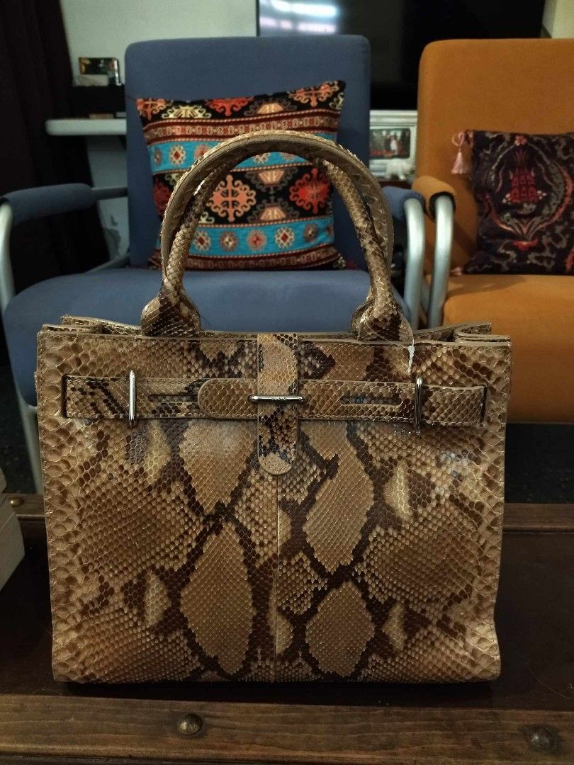 Furla Real Python Limited Edition, Luxury, Bags & Wallets on Carousell